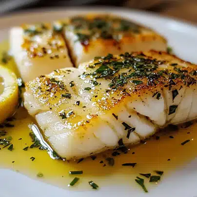 Golden Seared Cod with Herb Butter Sauce - Butter Eats