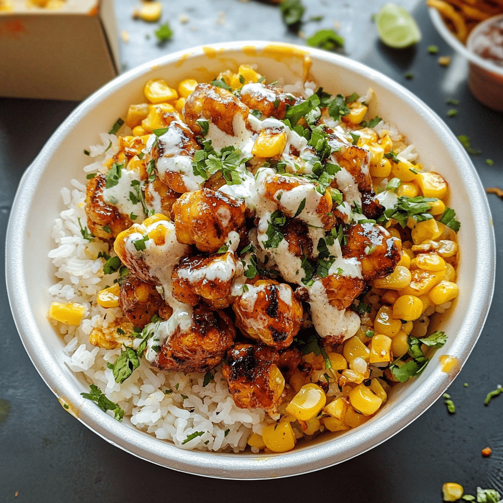 Street Corn Chicken Rice