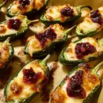 Cranberry Brie Jalapeño Poppers