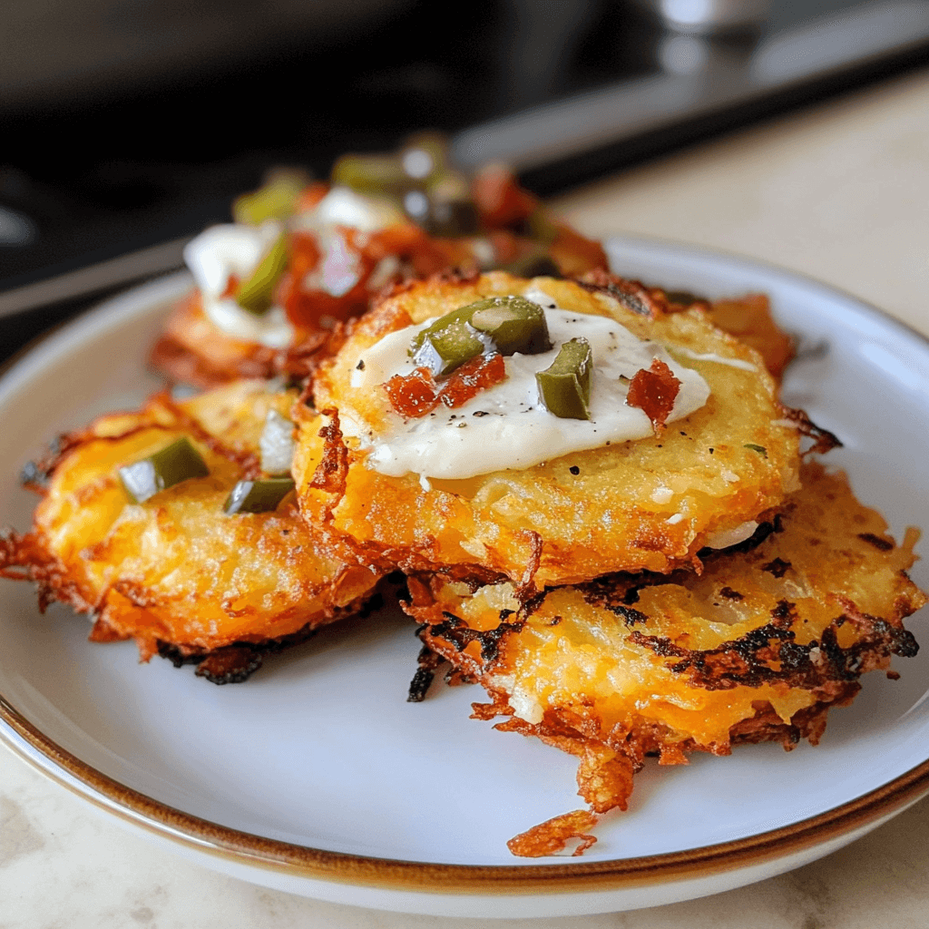Loaded Air Fryer Hash Browns