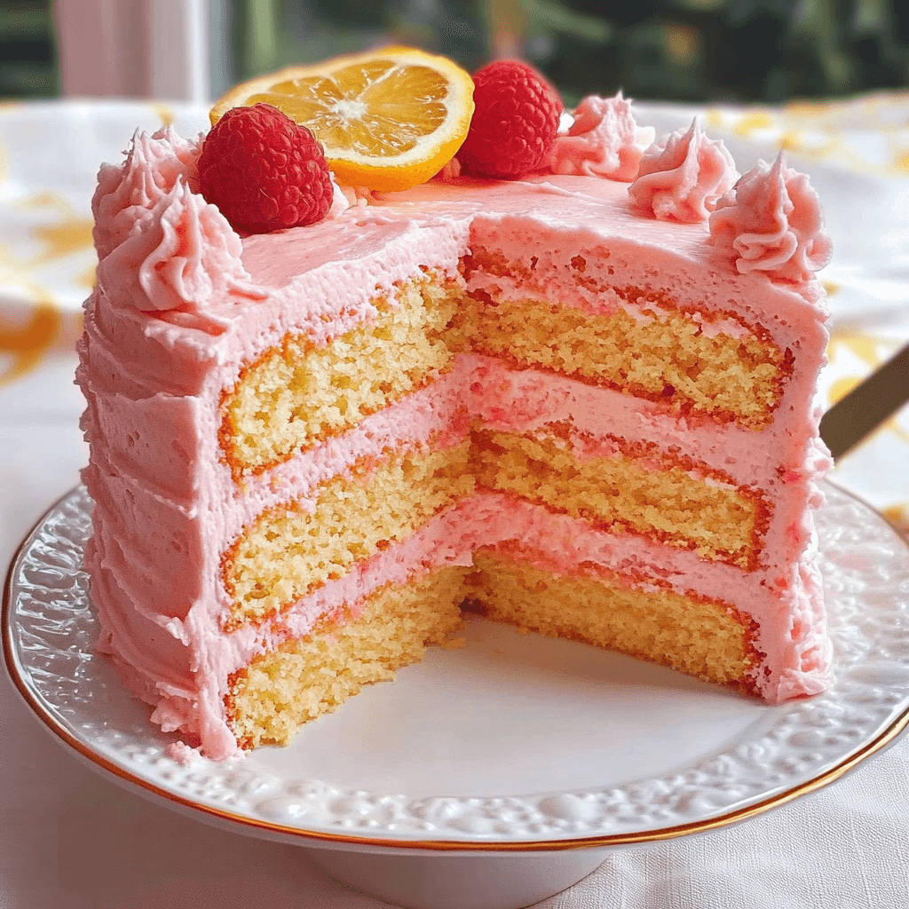 Pink Lemonade Cake